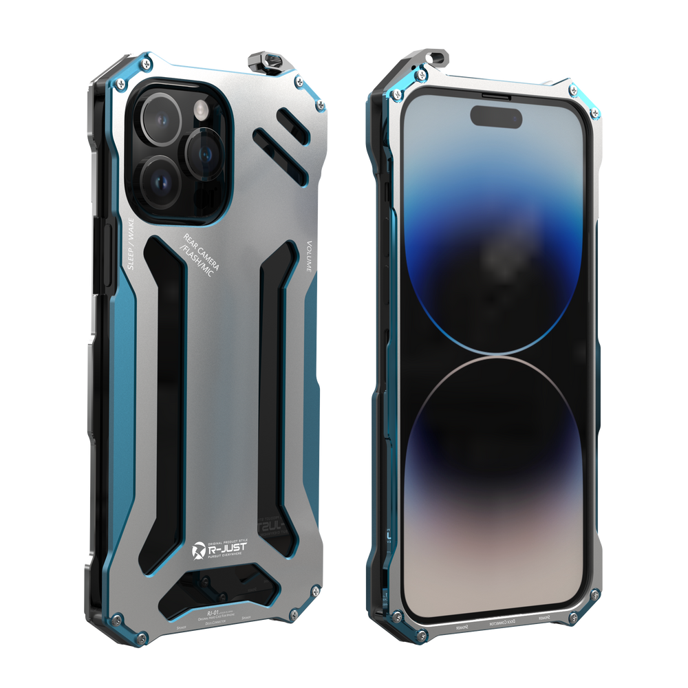R-JUST Armor Metal Protective Case iPhone 13 Pro Max